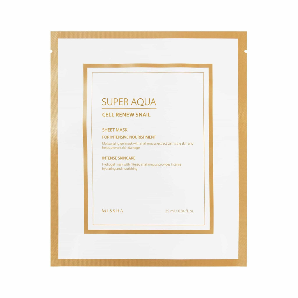 SUPER AQUA CELL RENEW SNAIL SHEET MASK – 10STEPSKIN